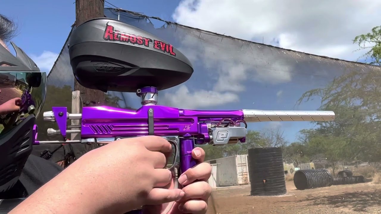 2003 CCM J2 Eblade Autococker Shooting - YouTube