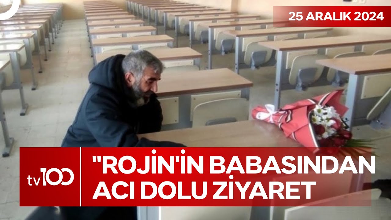 Rojin'in Babası Kızının Sınıfına Çiçek Bıraktı | tv100 Haber - YouTube