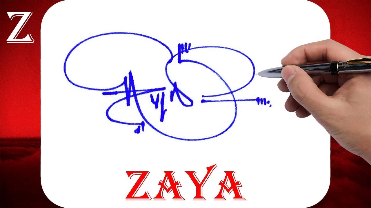 Zaya Name Signature Style - Z Signature Style - Signature Style of My ...