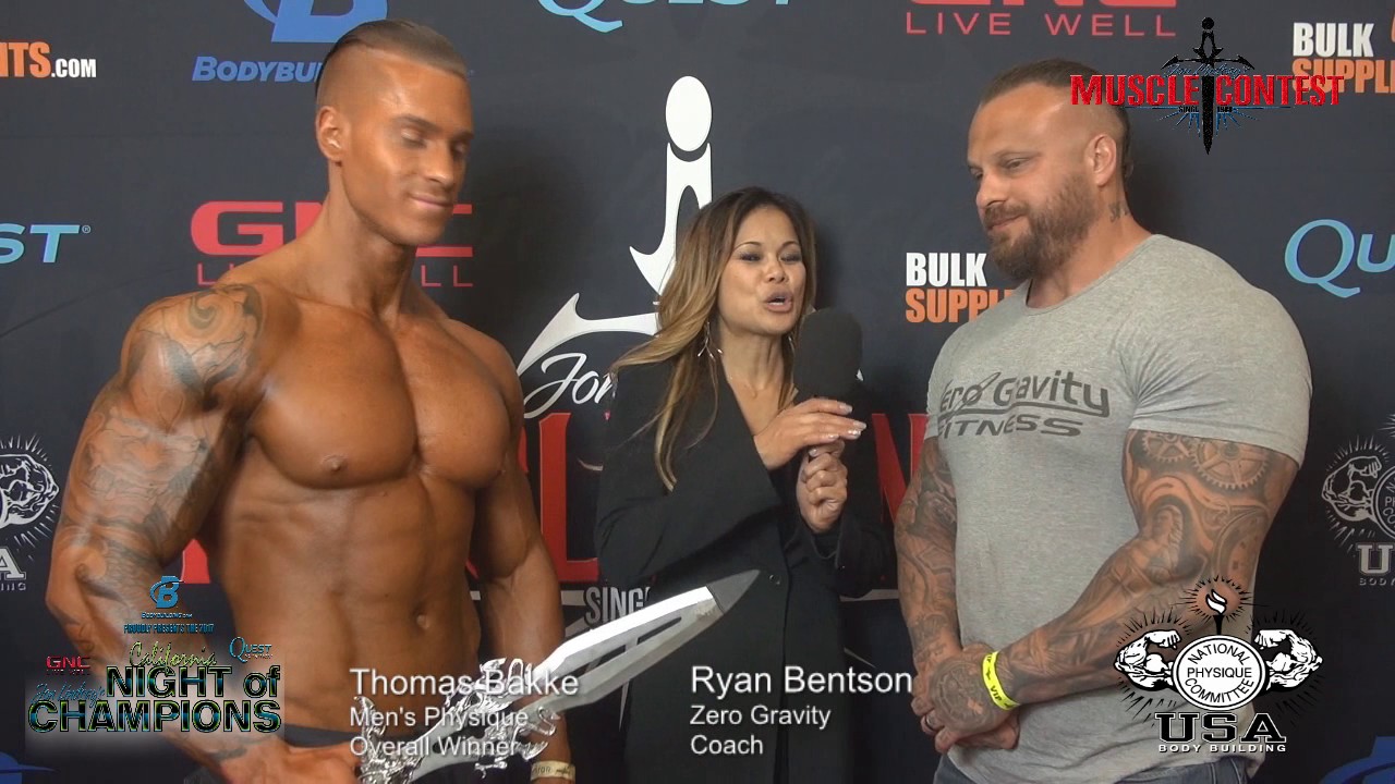 2017 NPC California Night of Champions Men's Physique Overall Winner ...