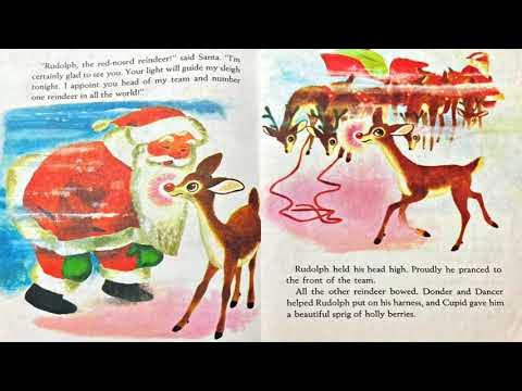 Rudolph the Red Nosed Reindeer Storybook (Read Aloud) - YouTube