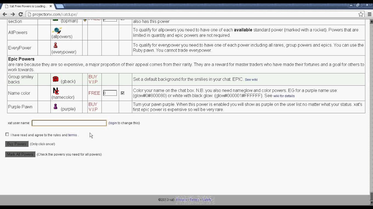 How to get free Xat Powers [Updated April 24th 2013] NO PASSWORD NEEDED ...
