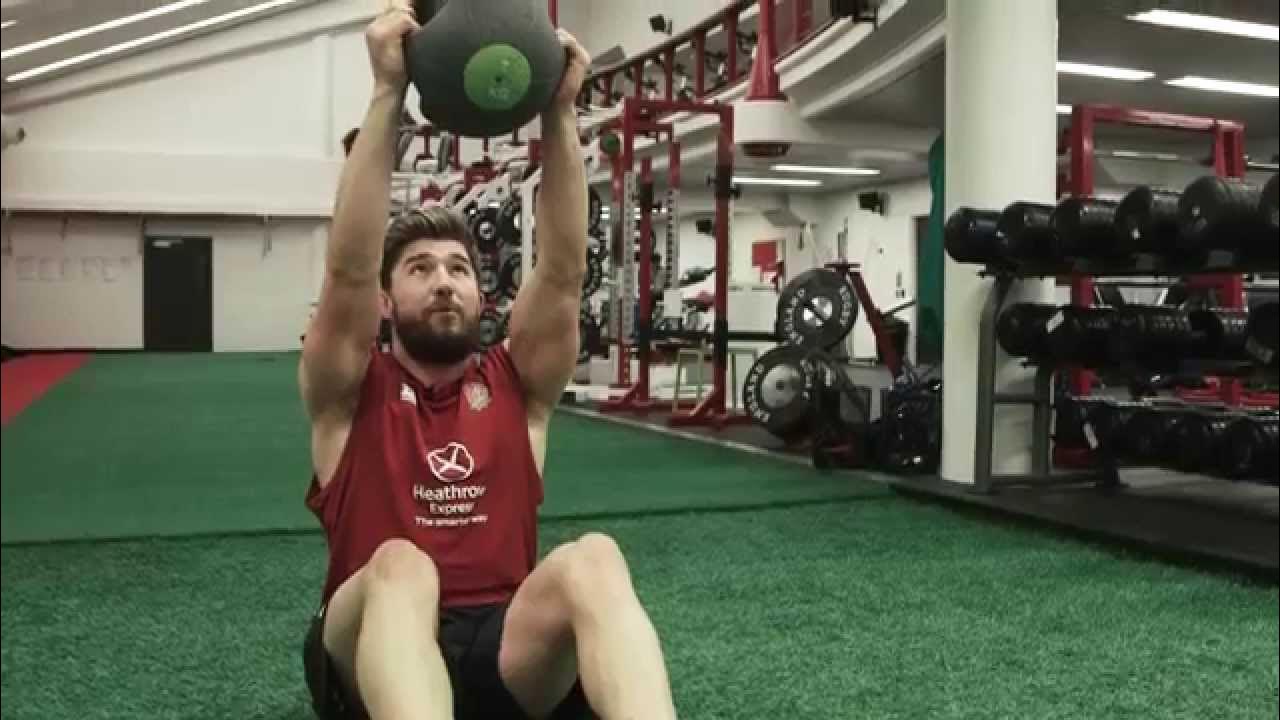England Sevens training tips: core - YouTube