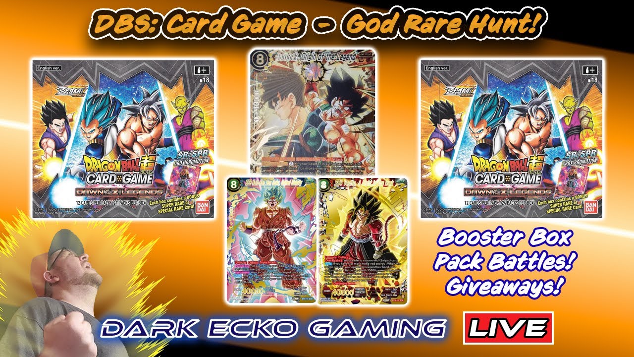 NEW! Dragonball Super: Dawn of the Z-Legends! The God Rare Hunt Returns ...