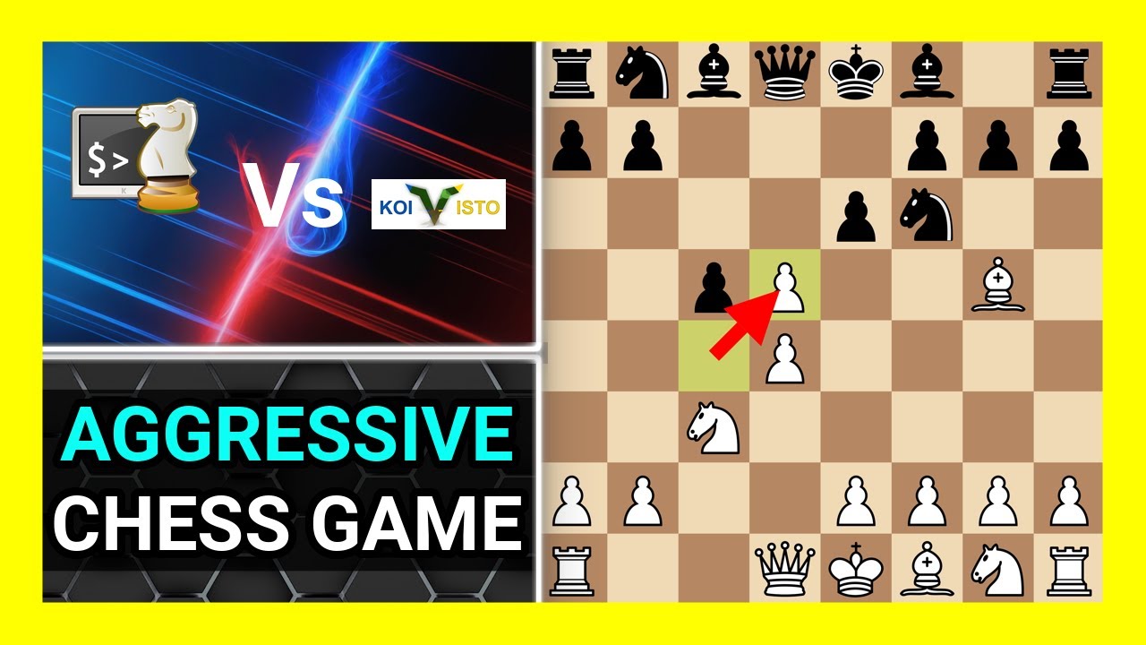 Aggressive Chess Engine Game, saturn 1.3 vs Koivisto 9.0, Watch and ...