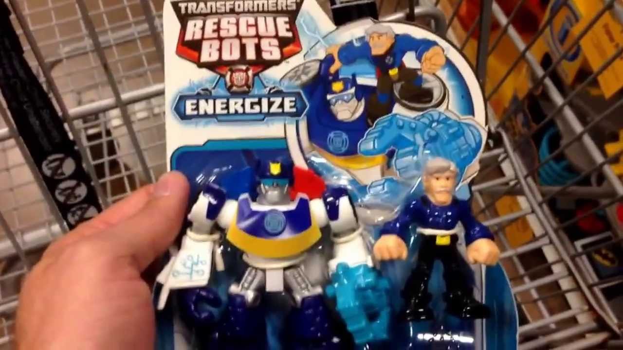 TRANSFORMER "Chase the Police Bot & Chief Charlie Burns" Rescue Bots ...