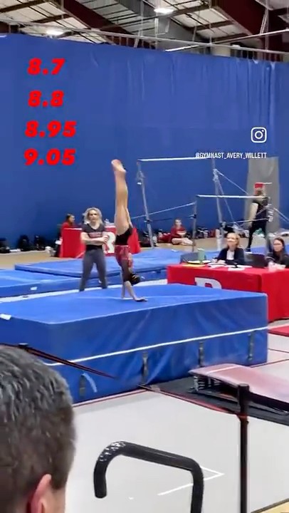 Xcel Silver Vault through the 2024-2025 season. #gymnast #progress ...