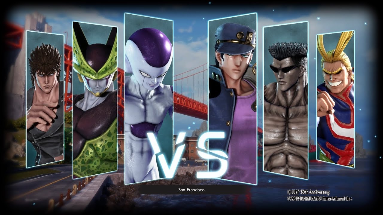 JUMP FORCE: Frieza, Cell and Kenshiro vs Jortario, Toguro and All Might ...