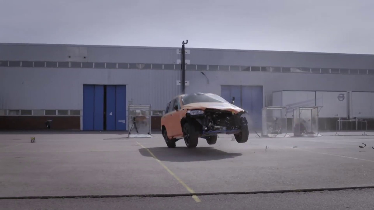 Volvo XC90 Crash test footage | Imágenes de pruebas de choque - YouTube