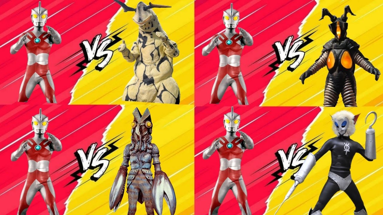 Ultimate Monster Battle: Ultraman Ace vs Eleking vs Zetton vs Baltan vs ...