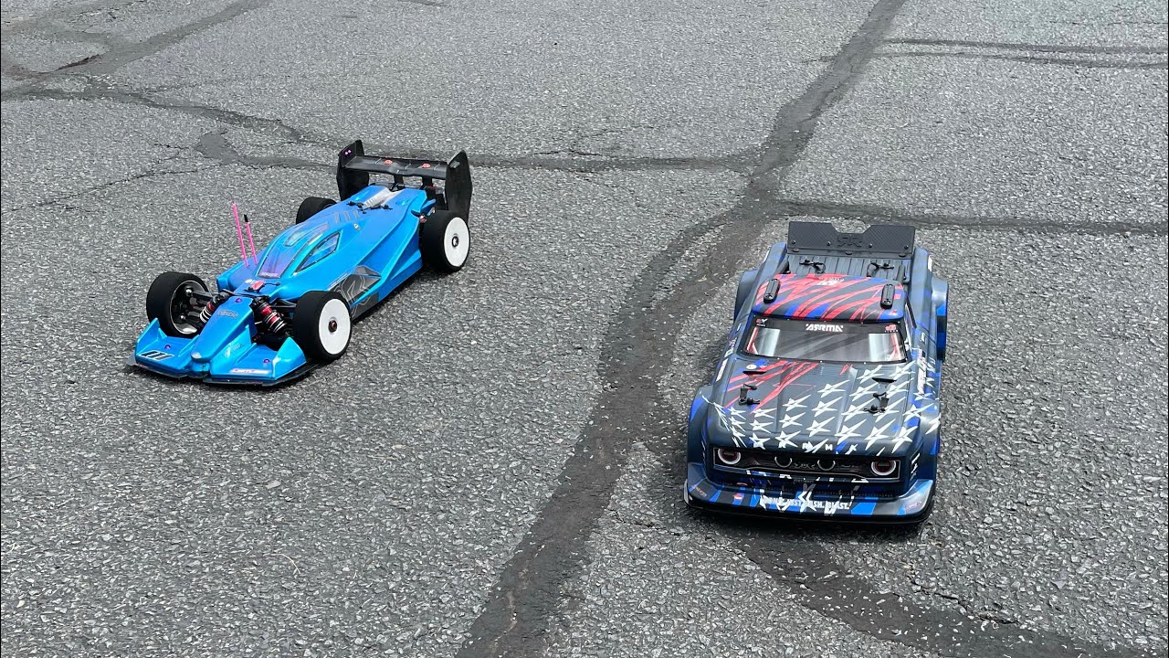 ARRMA LIMITLESS AND INFRACTION DRAG RACING #ARRMALIMITLESS # ...