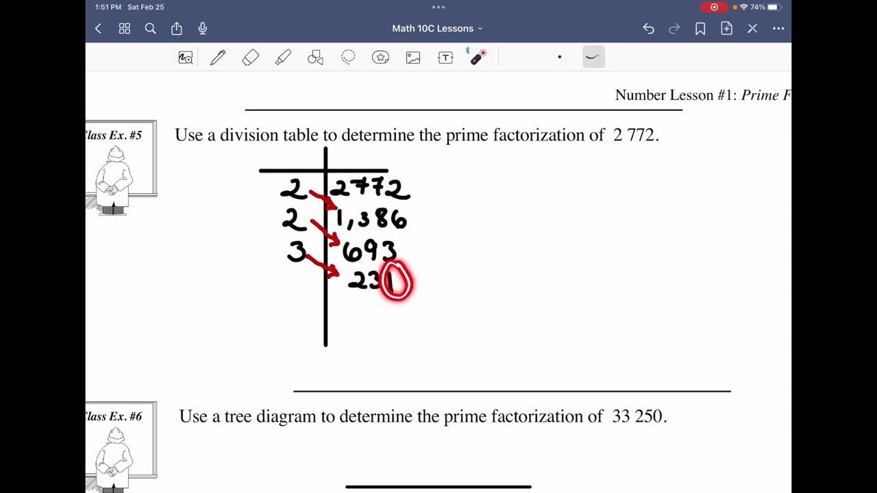 Math 10C Unit 2 Numbers L1: Prime Factors - YouTube