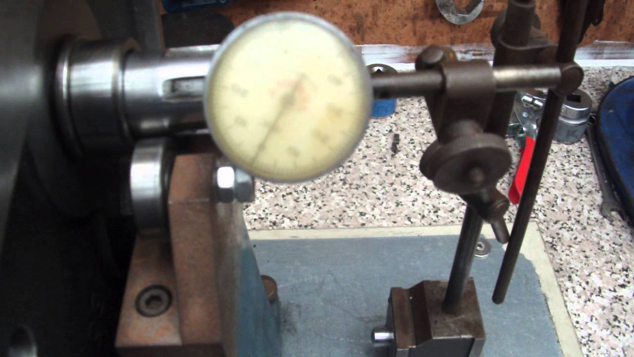 Bonneville KHK 2014 may 03 drive side run out - YouTube