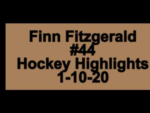 Finn Fitzgerald #44 Hockey Highlights from 1-10-20 game - YouTube