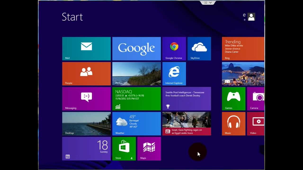 Windows 8 Tutorial - Close programs from Start Screen - YouTube