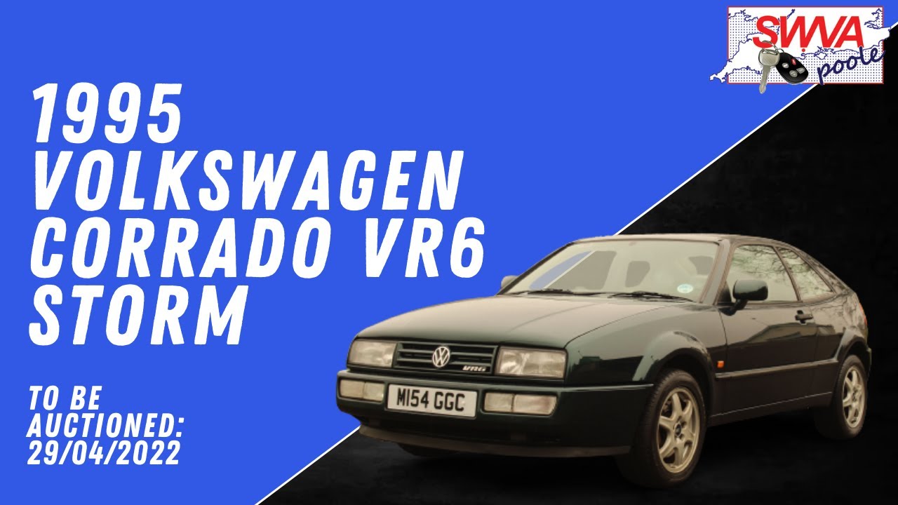 LOT 41 - Volkswagen Corrado VR6 Storm 1995 | SWVA 29th April 2022 ...
