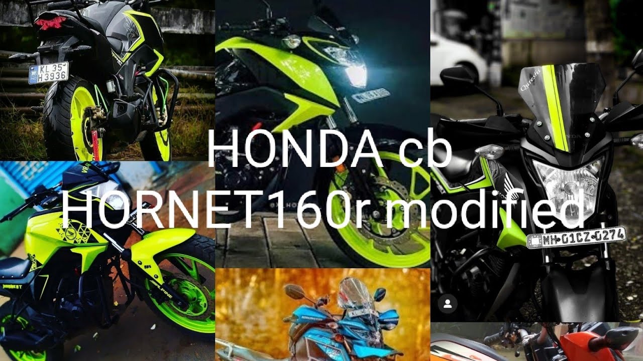 Honda cb hornet modified - YouTube