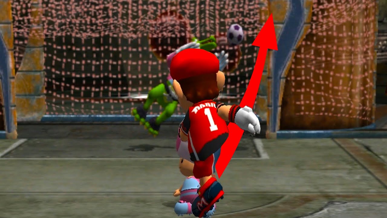 【Super Mario Strikers Football 】Series Peach and Yoshi vs Mario - YouTube
