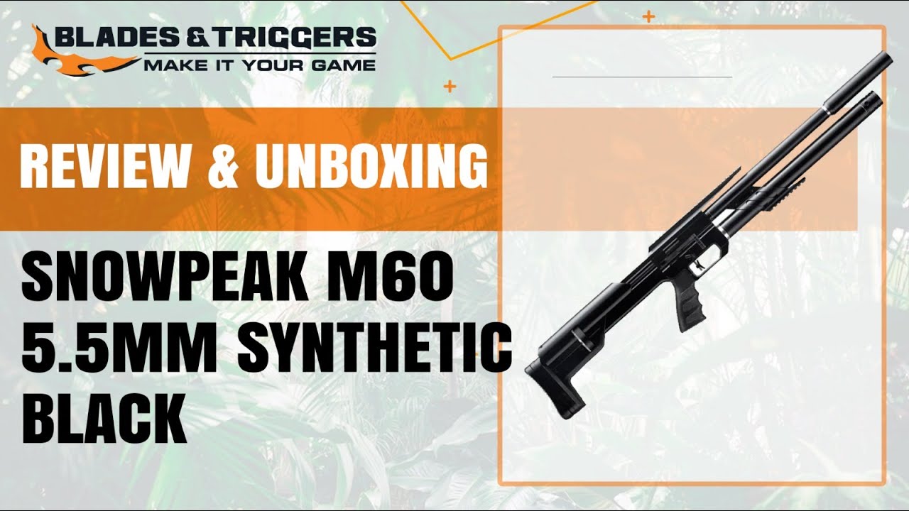 Snowpeak M60 PCP Air gun Unboxing & Review - YouTube