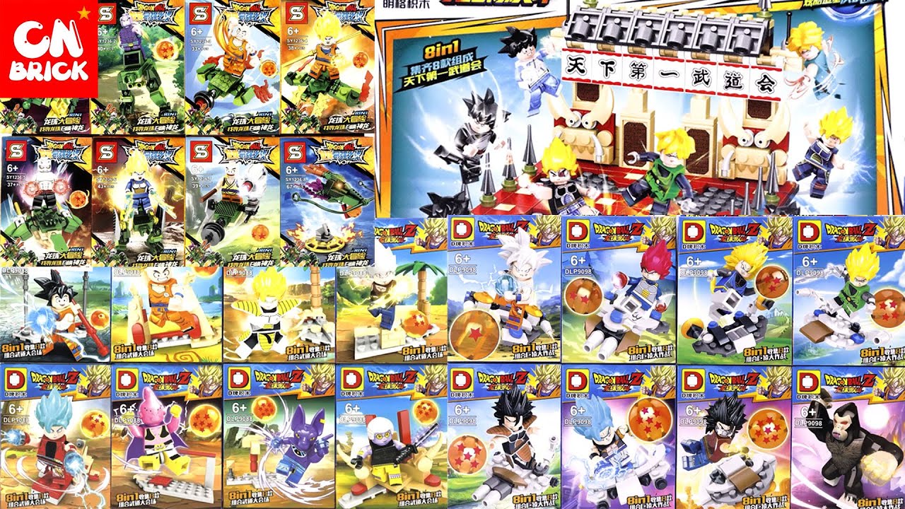Lego Dragon Ball Collection Unoffical Lego copy - YouTube