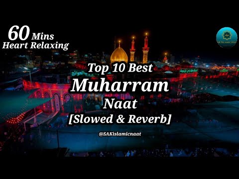 Top 10 Best Muharram Naat [ Slowed & Reverb ] - 60 Min Heart Relaxing Naat✨💫 | @SAKislamicnaat