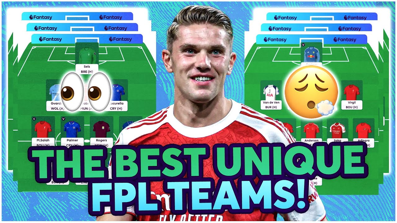 MY FAVOURITE UNIQUE FPL TEAMS 🔥 | 6x DIFFERENT DRAFTS 👀 | Fantasy ...