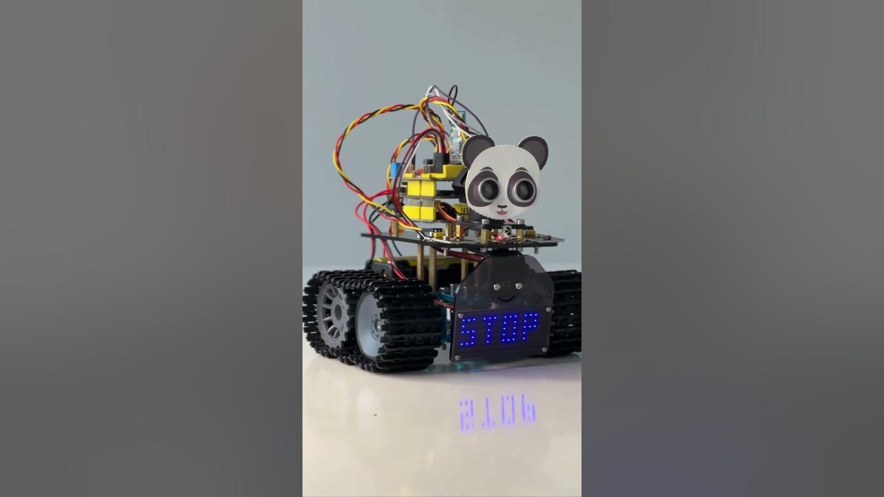 Assembling and testing the Keyestudio Tank Robot v2 - YouTube
