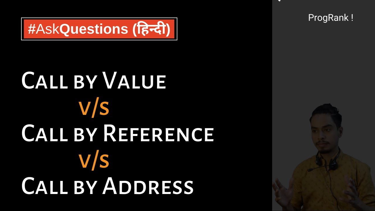 call by value V/S call by reference with example ? - YouTube