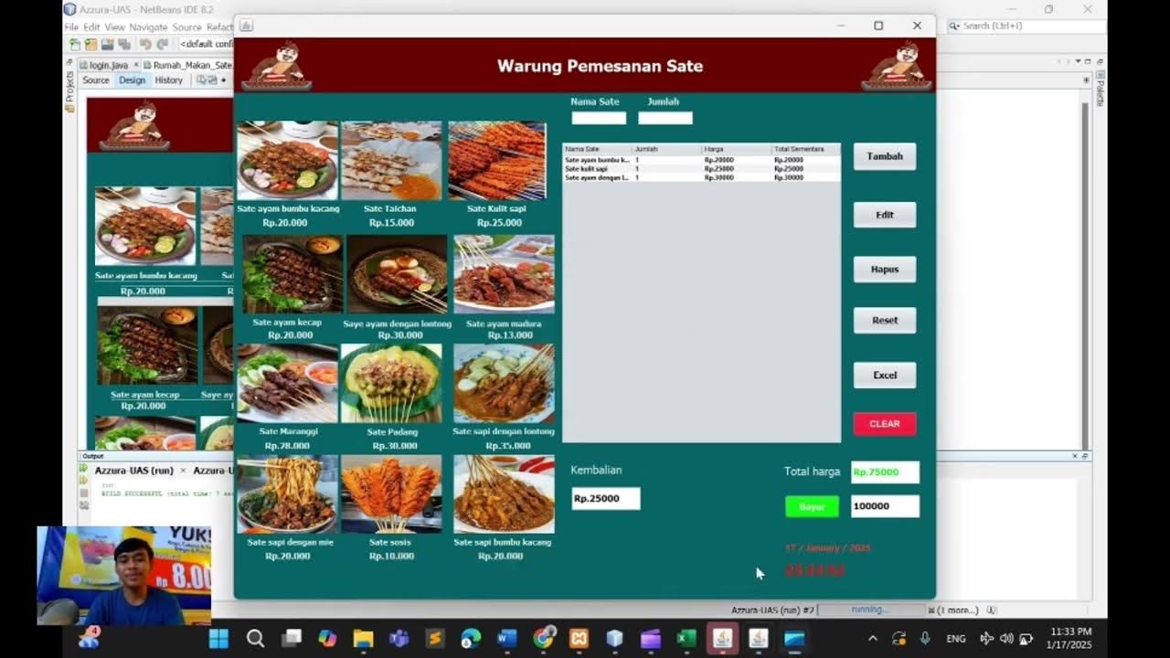 TUGAS PBO APLIKASI KASIR DENGAN METODE CRUD DAN MYSQL DATABASE - YouTube