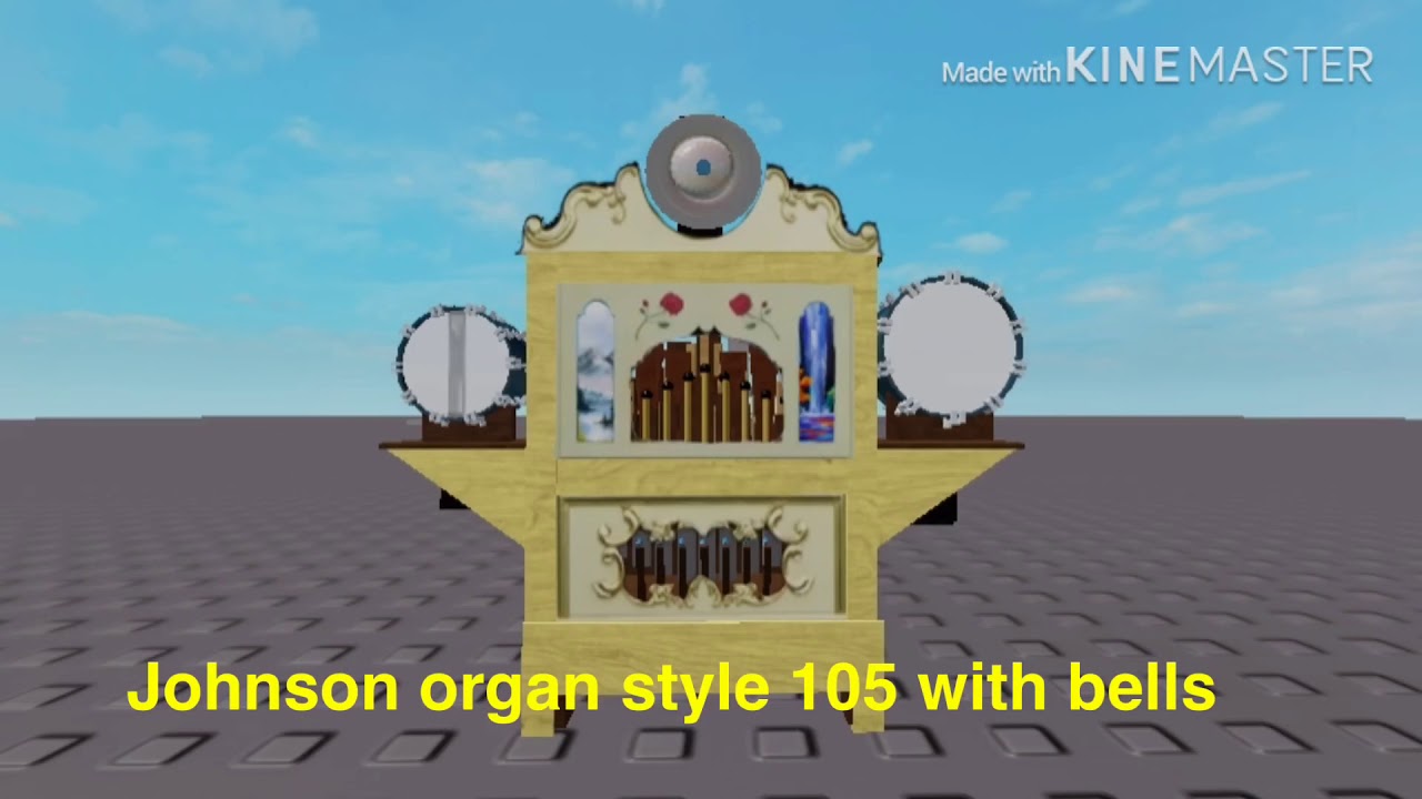 Johnson band organ style 105 with bells Roblox model - YouTube