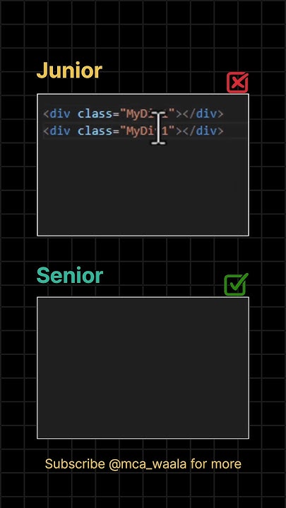 Junior vs Senior Developer #css #webdesign #vscode #shorts - YouTube