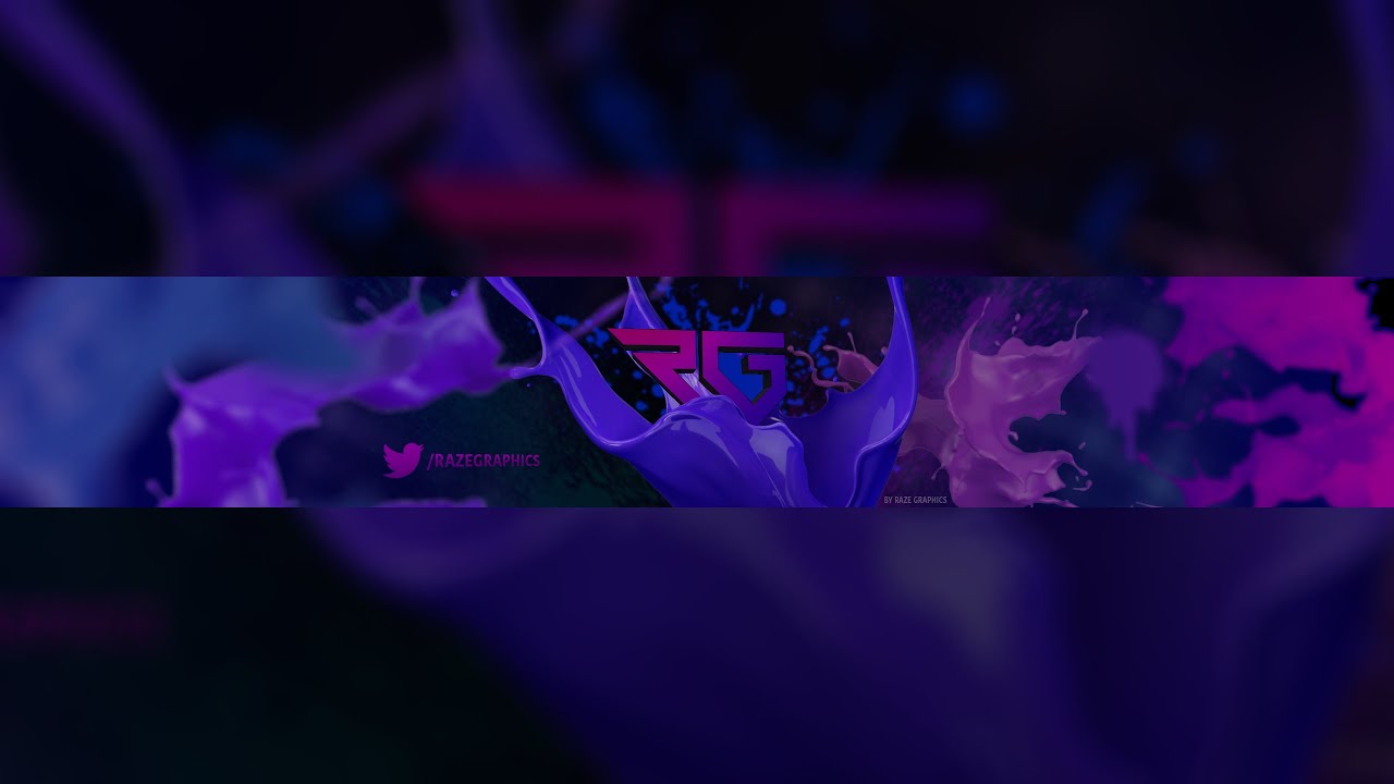 Raze Graphics | Splash banner | Photoshop CC - YouTube