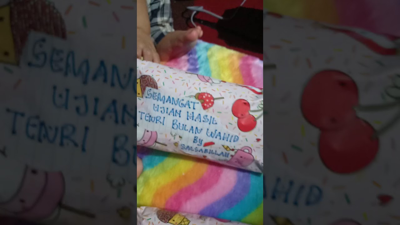 dapat hadiah sempro dari sahabat ku nih - YouTube