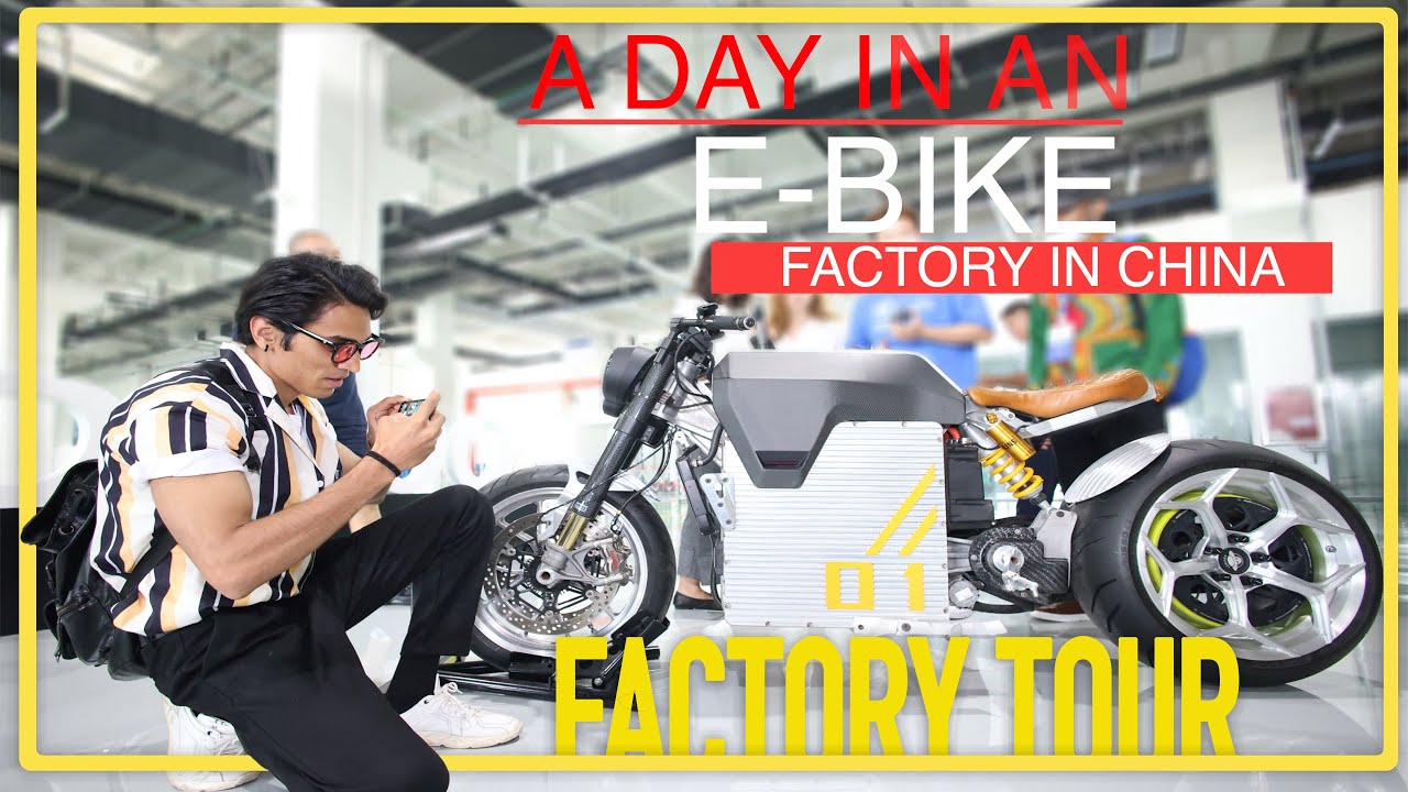 A day in an Electric MOTORCYCLE Manufacturing Factory in China ...