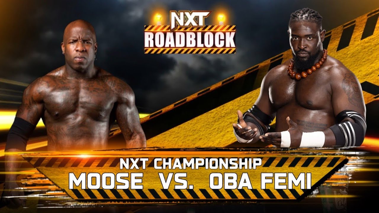 Moose vs. Oba Femi | NXT Roadblock Preview | WWE 2K25 - YouTube