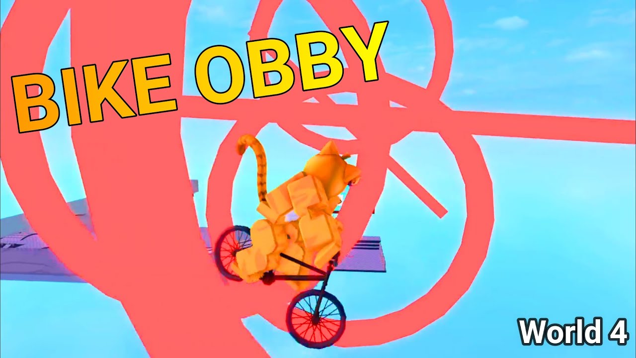 Obby But You're on a Bike (World 4) [Roblox] - YouTube