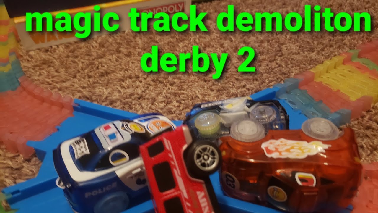 magic track demoliton derby 2 - YouTube