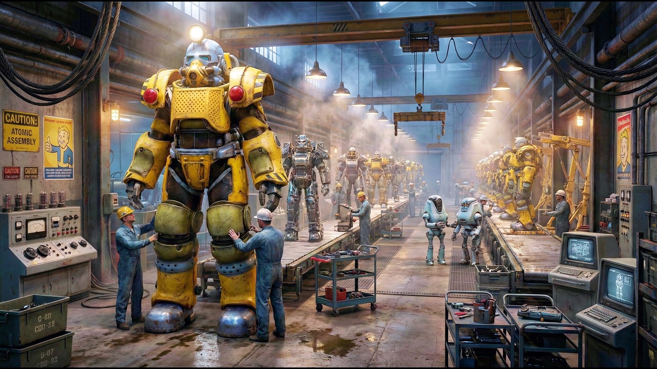 Inside the FALLOUT Excavator Power Armor Factory (2077): How Garrahan ...