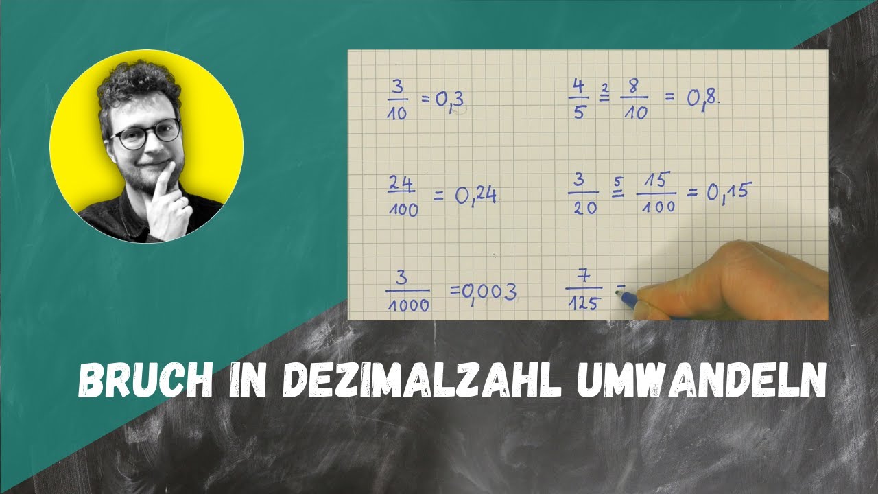 Bruch in Dezimalzahl umwandeln | Mathe Mit MatheManu - YouTube
