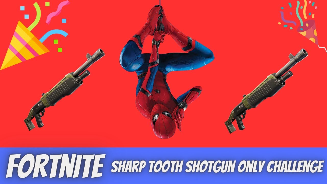 Fortnite: Sharp Tooth Shotgun Only Challenge (THE PUMP IS BACK) - YouTube