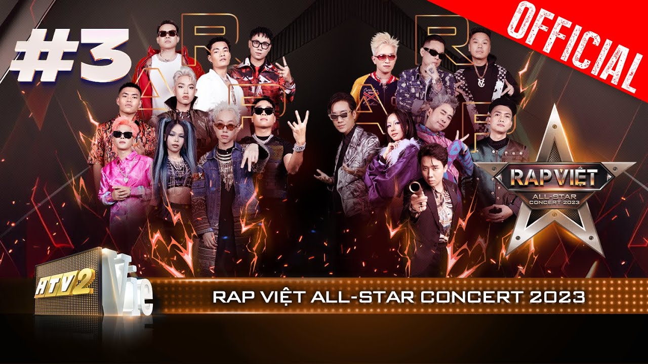 Phần 3/3 - Đại nhạc hội Rap Việt All-star Concert 2023 | Đêm nhạc Rap ...