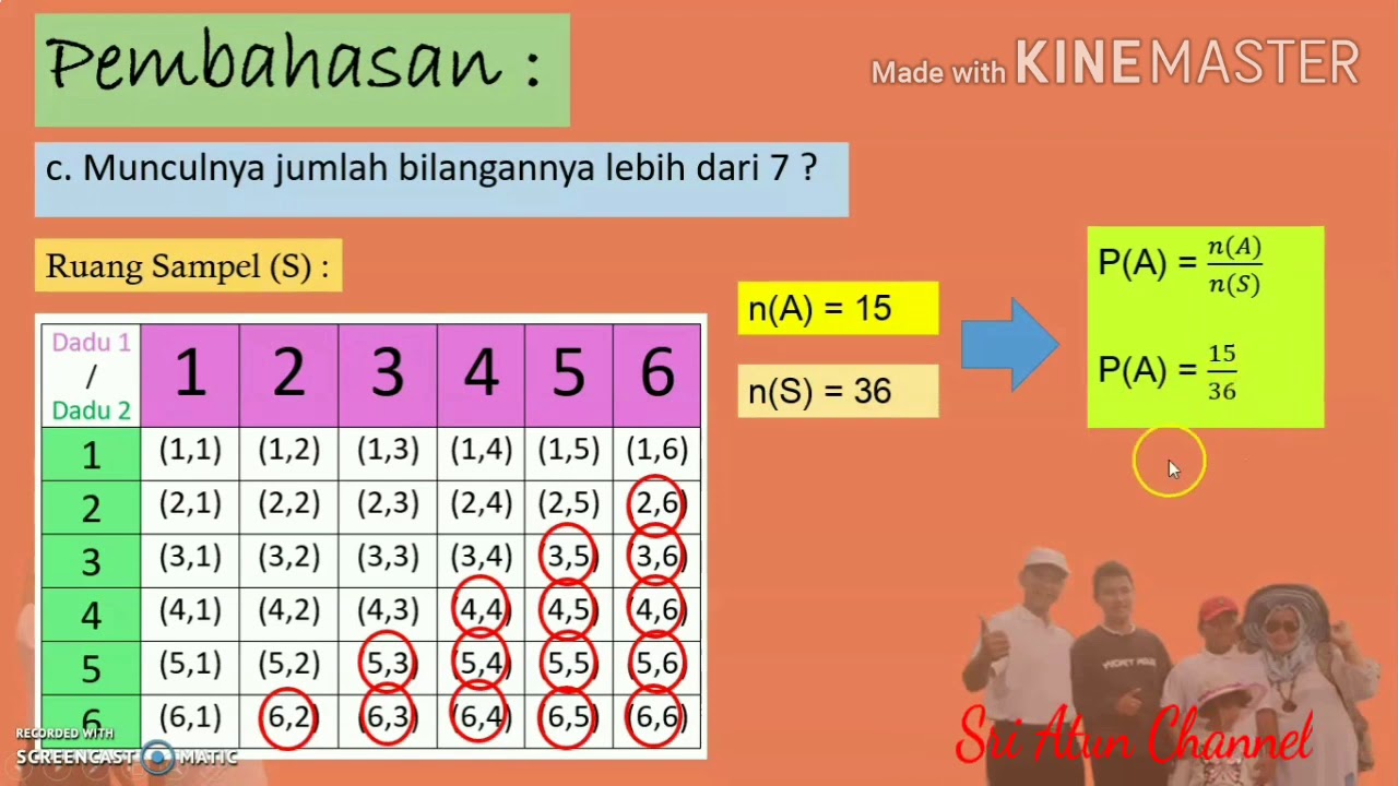 #Peluang #Peluang Suatu Kejadian - bagian 2 - YouTube