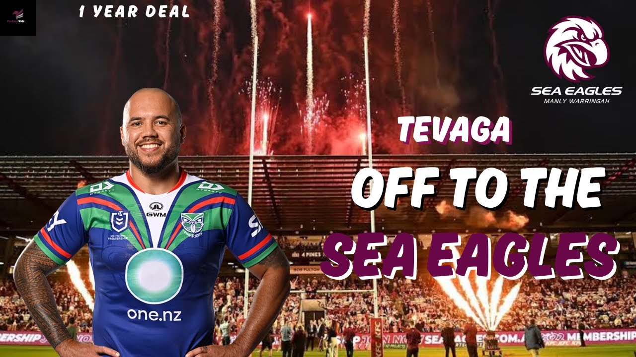 JAZZ TEVAGA SIGNS WITH THE MANLY WARRINGAH SEA EAGLES | NRL 2024/2025 ...