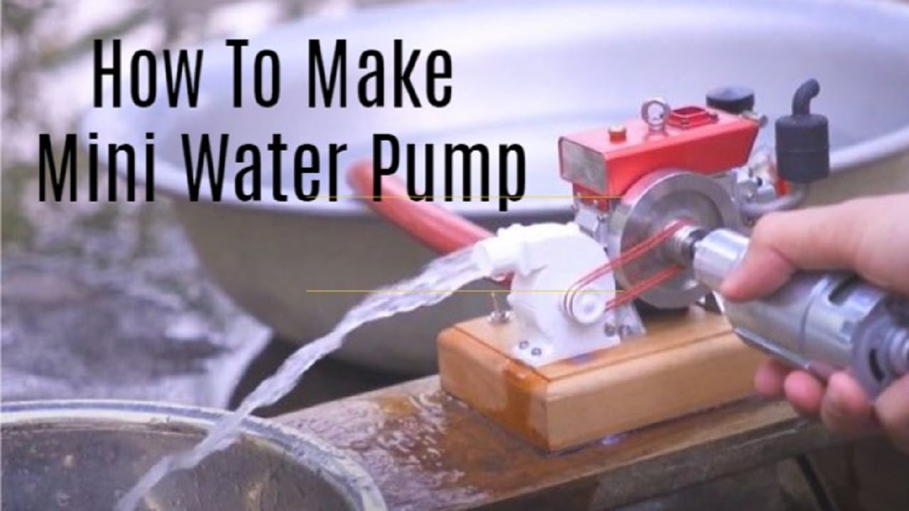 How To Make Mini Water Pump - YouTube