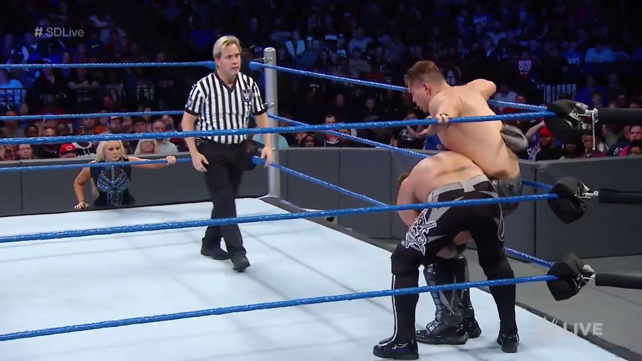 Aj Styles Vs The Miz Smackdown Live 2017 - YouTube