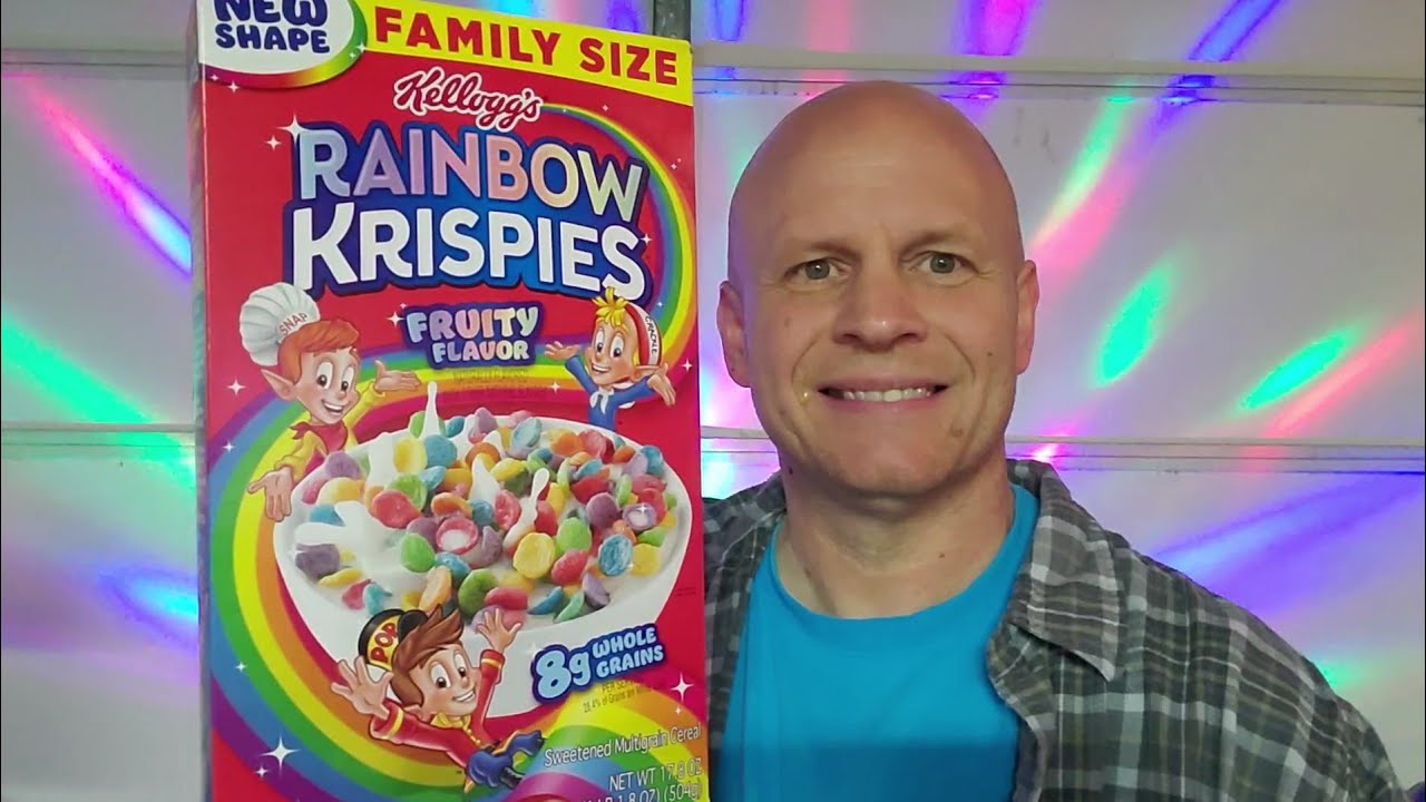 New Kellogg's Rainbow Krispies Cereal - YouTube