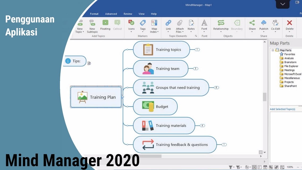 Pengenalan Penggunaan Aplikasi MindManager 2020 - YouTube