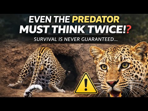 In the Wild, Nothing Is Guaranteed | Even the Predator Must Think Twice 🐆🌍
