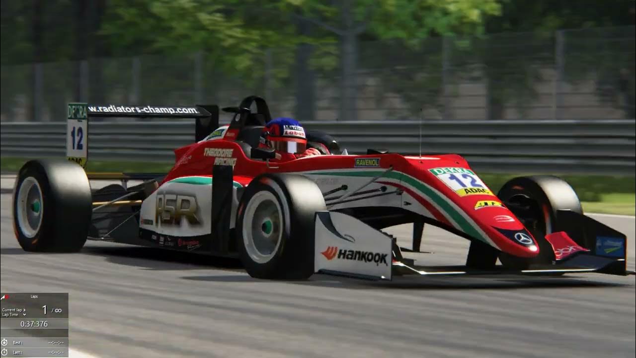 Assetto Corsa Monza Dallara F317 World Record 1:41.644 TV Cam - YouTube