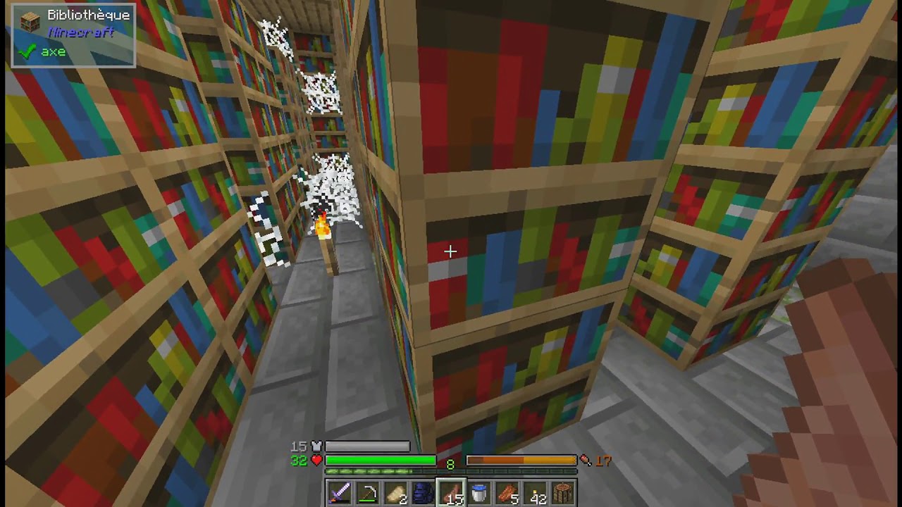 Minecraft - MOD 1.14.4 - EP14 - Torch Optimizer et Enchantment Descriptions - YouTube